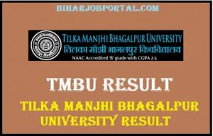 TMBU UG Part 3 Result 2018-21 : Tilka Manjhi Bhagalpur University Result