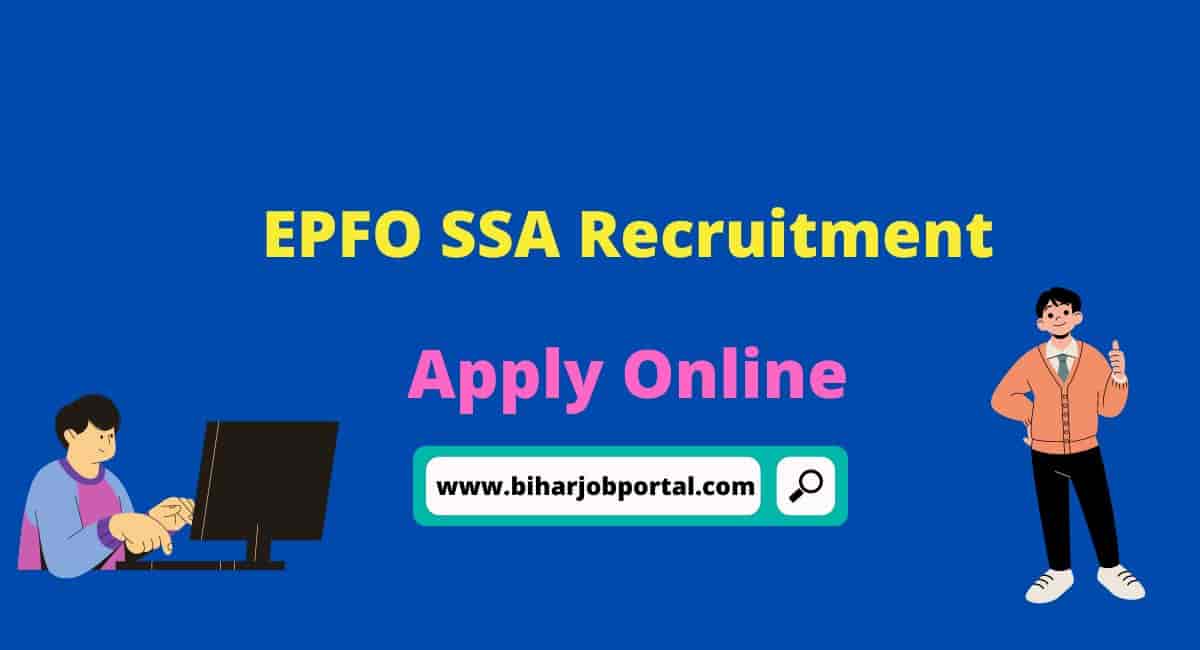 EPFO SSA Recruitment 2023 - Apply Online for Social Security Assistant