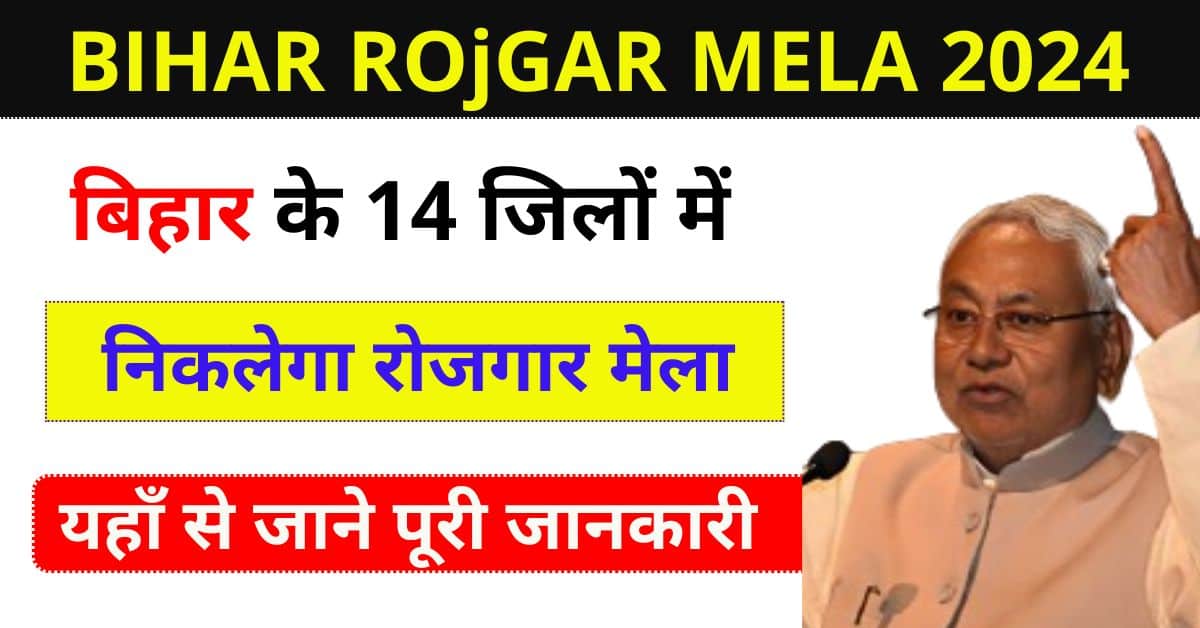 Bihar Rojgar Mela 2024 - बिहार के 14 जिलों में लगेगा बिहार रोजगार मेला ...
