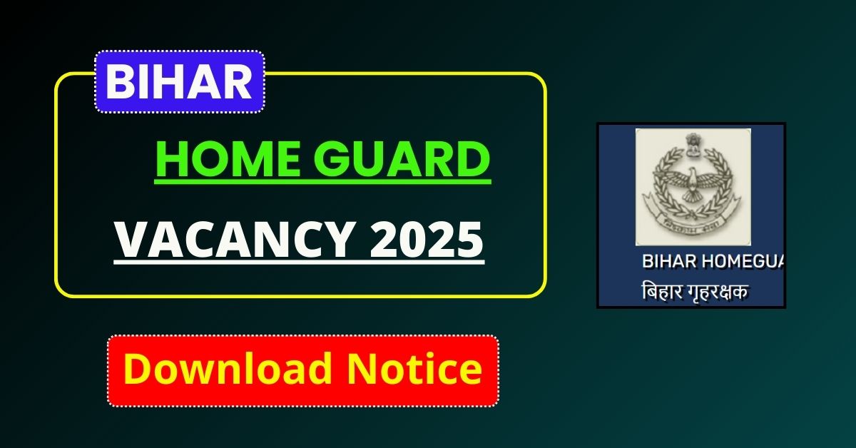 Bihar Home Guard Vacancy 2025 - Apply Online (Link Active), 15000 Post