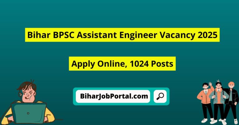 BPSC Assistant Engineer Vacancy 2025 - Apply Online for 1024 Post, Age ...