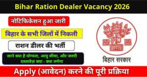 Bihar Ration Dealer Vacancy 2026 - Apply Started District Wise, 10th ...